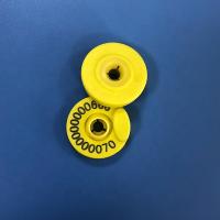 China TPU Material RFID Ear Tags 134.2KHz Mini Cow Pig Ear Tag for sale