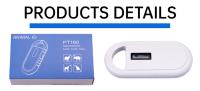China Handheld Plastic Animal Microchip RFID Card Reader PT160 134.2kHz OLED Screen USB Lithium Battery CE Certified ISO 11784/11785 for sale