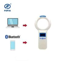 China Durable Plastic PT200 RFID Handheld Reader With 128x64 OLED Screen ISO11784/5 Protocol Long Range Reading For Pets And Farm  Use for sale