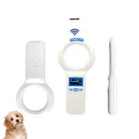 China Durable Plastic PT200 RFID Handheld Reader With 128x64 OLED Screen ISO11784/5 Protocol Long Range Reading For Pets And Farm  Use for sale