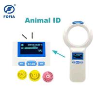 China Durable Plastic PT200 RFID Handheld Reader With 128x64 OLED Screen ISO11784/5 Protocol Long Range Reading For Pets And Farm  Use for sale