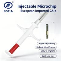 China Fofia New ICAR Certified RFID 134.2kHz PP Animal ID Microchip Waterproof for Pets  1.5 Year Warranty for sale