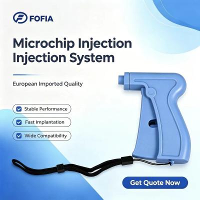 China Fofia 2026 New Hot Selling RFID 134.2kHz Dog Animal ID Microchip Split Type Plastic ZS008 Waterproof for Pet Injection for sale