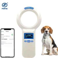 China Waterproof White FOFIA PT200 RFID Handheld Reader 128x64 OLED Screen 134.2kHz Frequency Long Distance Reading for sale
