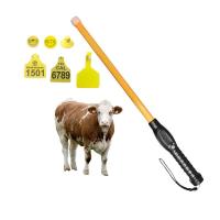 China New FOFIA Waterproof RFID Stick Reader 134.2kHz  Cattle ID USB RS232 7000 Records Storage ISO11784/5 Long Reading Distance for sale