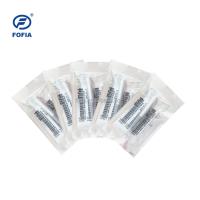China Fofia New Hot Selling RFID Separate Reusable134.2kHz Animal ID Microchip ZS005 Blue Waterproof Pet Use Injection 1.5 Year for sale