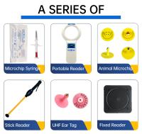 China Fofia New Hot Selling RFID Separate Reusable134.2kHz Animal ID Microchip ZS005 Blue Waterproof Pet Use Injection 1.5 Year for sale