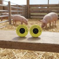 China New Full ICAR ET908 Cattle Animal ID RFID LF Ear Tag BLE ISO11784/5 TPU Material 350N Tension 5 Year Warranty Farm Use for sale