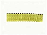 China Fofia HDX ET969 New High-Temperature Resistant Anti-Shedding Yellow TPU Sheep Ear Tag RFID Chip Animal Tracking 1.5 Year for sale