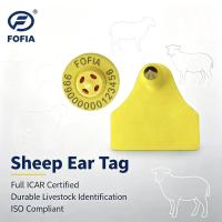 China Durable Waterproof Combination Electronic Goat Sheep Animal Tracking Ear Tag New High Quality RFID TPU Laser Coding 3 Year for sale