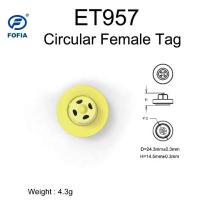 China High Quality New ET957 134.2kHz TPU Electronic Ear Tags for Pigs Sheep Cow Farm Use 10cm Read Range -20~80C 29.90.3mm for sale