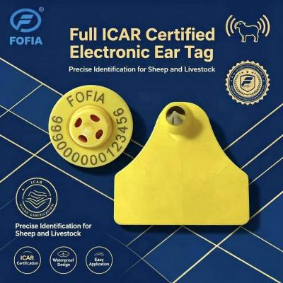 China Durable Waterproof Goat Sheep Electronic Animal Tracking Ear Tag New High Quality RFID TPU Laser Coding 3 Year Warranty Model for sale