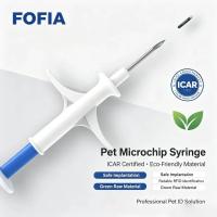 China FOFIA ZS007 RFID 134.2kHz Animal Microchip FDX/EM4305 Chip IP67 Waterproof Livestock Pet Injection Plastic Packaging New 1.5 for sale