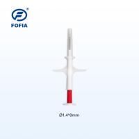 China FOFIA ZS007 RFID 134.2kHz Animal Microchip FDX/EM4305 Chip IP67 Waterproof Livestock Pet Injection Plastic Packaging New 1.5 for sale