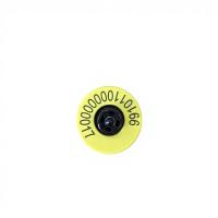 China FOFIA New Full ICAR Durable Waterproof RFID LF TPU Yellow Ear Tags ET908+T905 EM4305 Chips 5-Year Warranty Cattle 14.5mm for sale