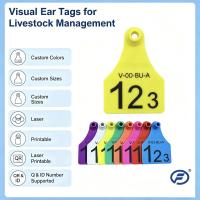 China New FOFIA ET921 RFID Plastic Cow Ear Tags TPU Material for Cattle Sheep & Pig Farm Use with Numbers for sale