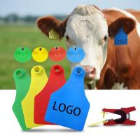 China New FOFIA ET921 RFID Plastic Cow Ear Tags TPU Material for Cattle Sheep & Pig Farm Use with Numbers for sale