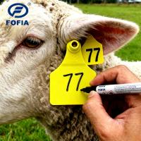 China New Plastic Livestock Cattle Sheep Pig Cow Goat Identification Marker Waterproof Animal Ear Tag Mark Pen Black Ink for sale