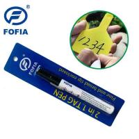 China New Plastic Livestock Cattle Sheep Pig Cow Goat Identification Marker Waterproof Animal Ear Tag Mark Pen Black Ink for sale
