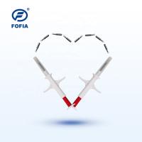 China Waterproof Fofia New ICAR Certified RFID 134.2kHz PP Animal ID Microchip Model ZS006 Blue/Red 1.5 Year Warranty Pets Cat Dog Use for sale