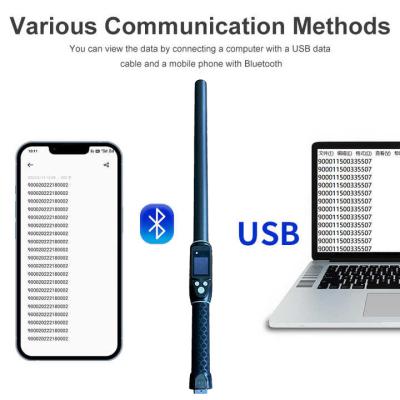 China Long Reading Distance 134.2kHz RFID Ear Tag Scanner & Antenna with 30-100cm Range for Enabled PVC Material for sale