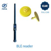 China New Waterproof Fofia Full ICAR Certified ET908 Yellow RFID TPU Cow Ear Tag 1.5 Year Warranty Laser Coding Animal Pig Sheep for sale
