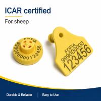 China Fofia ET957+T967 Cow/Sheep/Goat Combination Electronic Animal Tracking Ear Tag New RFID TPU Laser Coding 3-Year Warranty Farm for sale
