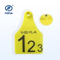 China Fofia T921 New Animal Tracking Ear Tag High Quality RFID TPU Plastic Chip Laser Coding 1.5 Year Warranty for Farm for sale