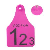 China One Set Of Reuse Rfid Cattle Tags Plastic + ABS Materials With High Tension for sale