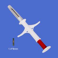 China 134.2 KHz Animal ID Microchip For Dogs 1.4 * 8mm Injectable Transponders for sale