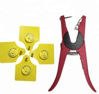 China 134.2khz Personalized Cattle Tracking Ear Tags for sale