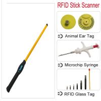 China RFID Stick Reader RFID Microchip Stick Scanner For Dogs With Reading Distance 20m for sale