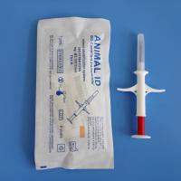 China ISO11784/11785 Pet Id Microchip For Dogs And Cats Tracking 134.2khz FDX-B ICAR for sale