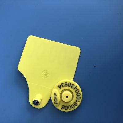 China 134.2khz EM4305 Electronic Sheep Ear Tags For Rfid Identification for sale