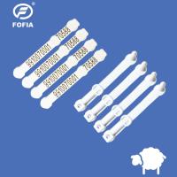 China ISO11784 / 11785 Electronic Sheep Tags Yellow 134.2 Khz Working Frequency for sale