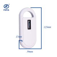 China 134.2khz Animal RFID Microchip Scanner Handheld With Lithium Battery for sale