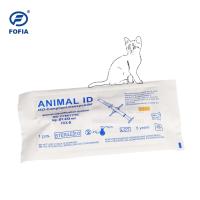China 1.4*8mm White Iso Standard Microchip For Dogs / Cat for sale