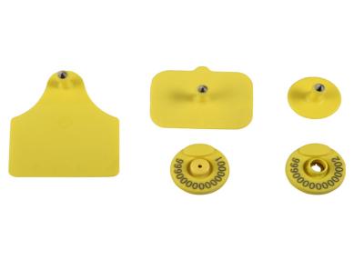China Clamp Ultrahigh Frequency Electronic Ear Tags , Sheep Eid Tags for sale