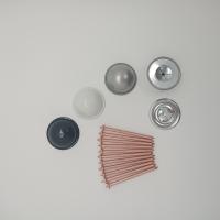 China 3*80mm Insulation Capacitor Discharge Weld Pins Smooth Shank Type Cuphead Weld Pins for sale