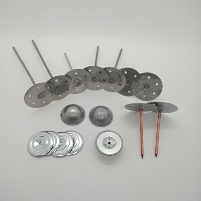 China Smooth Shank Galvanized Metal Steel Self Adhesive Insulation Pins HVAC For Air Conditioning & Ship for sale