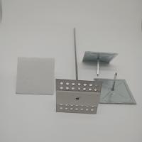 China ISO9001 Perforated Base Insulation Hangers Self Stick Pin To Stick Plastic To HVAC System Parts for sale