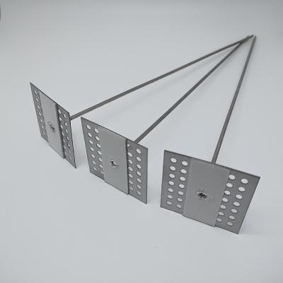 China OEM Steel Fasteners Self Adhesive Insulation Spikes Para Pats De Insulation For Glass Wool Insulation Material for sale