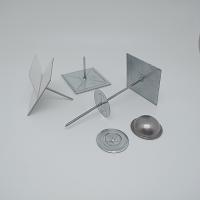 China Aluminum Self Adhesive Insulation Hangers With Washer Traditional Design For Office Building for sale