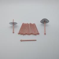 China Steel Insulation Stud Welding Pins Cap Nail Type With Cupped Head Style For Carton Packed for sale