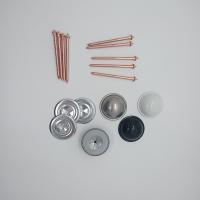 China Stainless Steel Or Copper Plated CD Insulated Stud Welding Pins ISO9001 12Ga 14Ga Diameter for sale