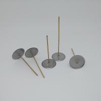 China Duct Liner Fasteners Pointer Weld Cupped Head Pins Insulation Zinc Plated for sale