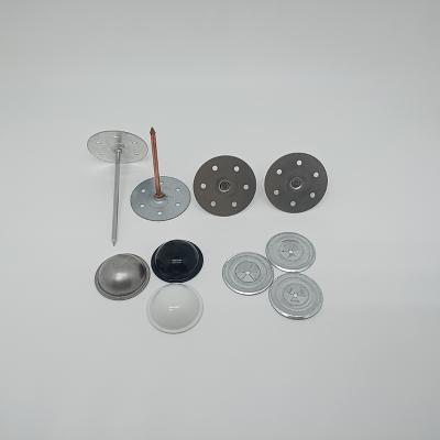China Galvanized Metal Insulation Stick Pin Adhesive Fixing Fire Resistant Anchor With Holes for sale