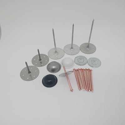 China Annular Groove Self Adhesive Insulation Pins With Zinc Plated Finish Navy Pins for sale