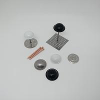 China 22mm/28mm/38mm Insulation Dome Caps Washers With Aluminum Or Stainless Steel Cap For Fixing for sale