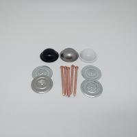 China 32mm Galvanized Steel Insulation Dome Cap Washers With CD Pins and Insulation Hangers for sale
